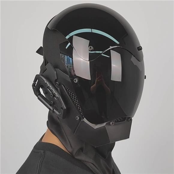 Accessories | Cyber Gothic Punk Helmet Mask For Men Motorcycle ...